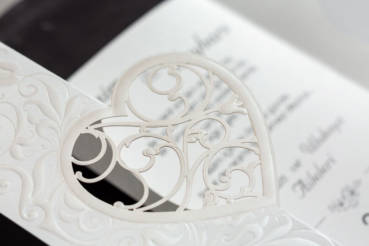 Modern Invitation Personalised Unique Wedding Card - Etsy