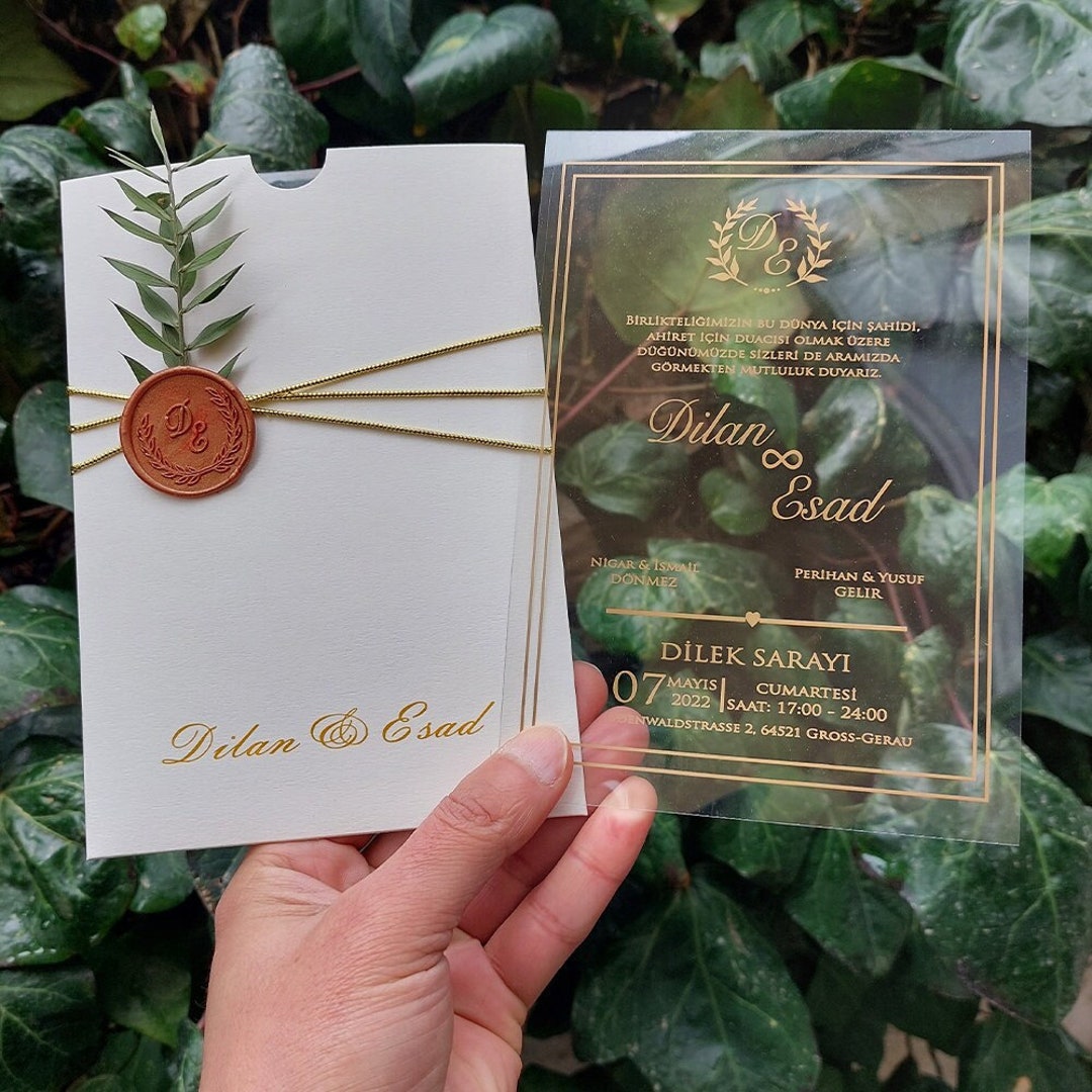 Acrylic Wedding Invitation Elegant White Wedding Invitations Unique ...