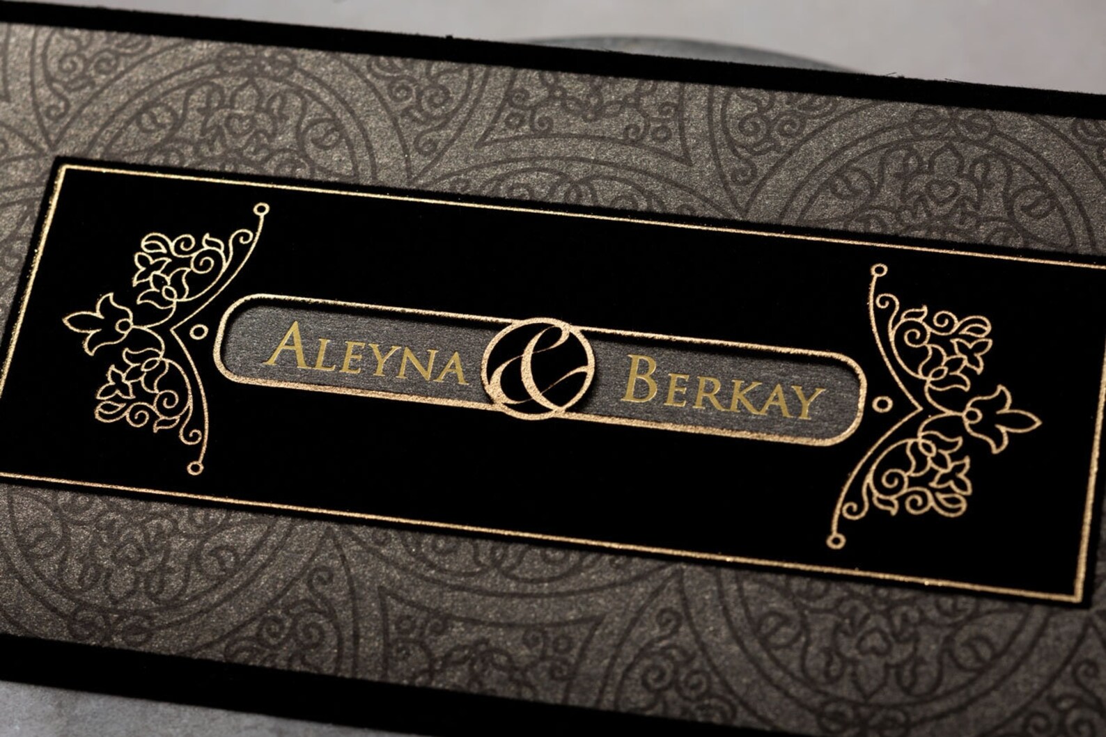 Velvet Invitation Personalised Unique Wedding Card - Etsy