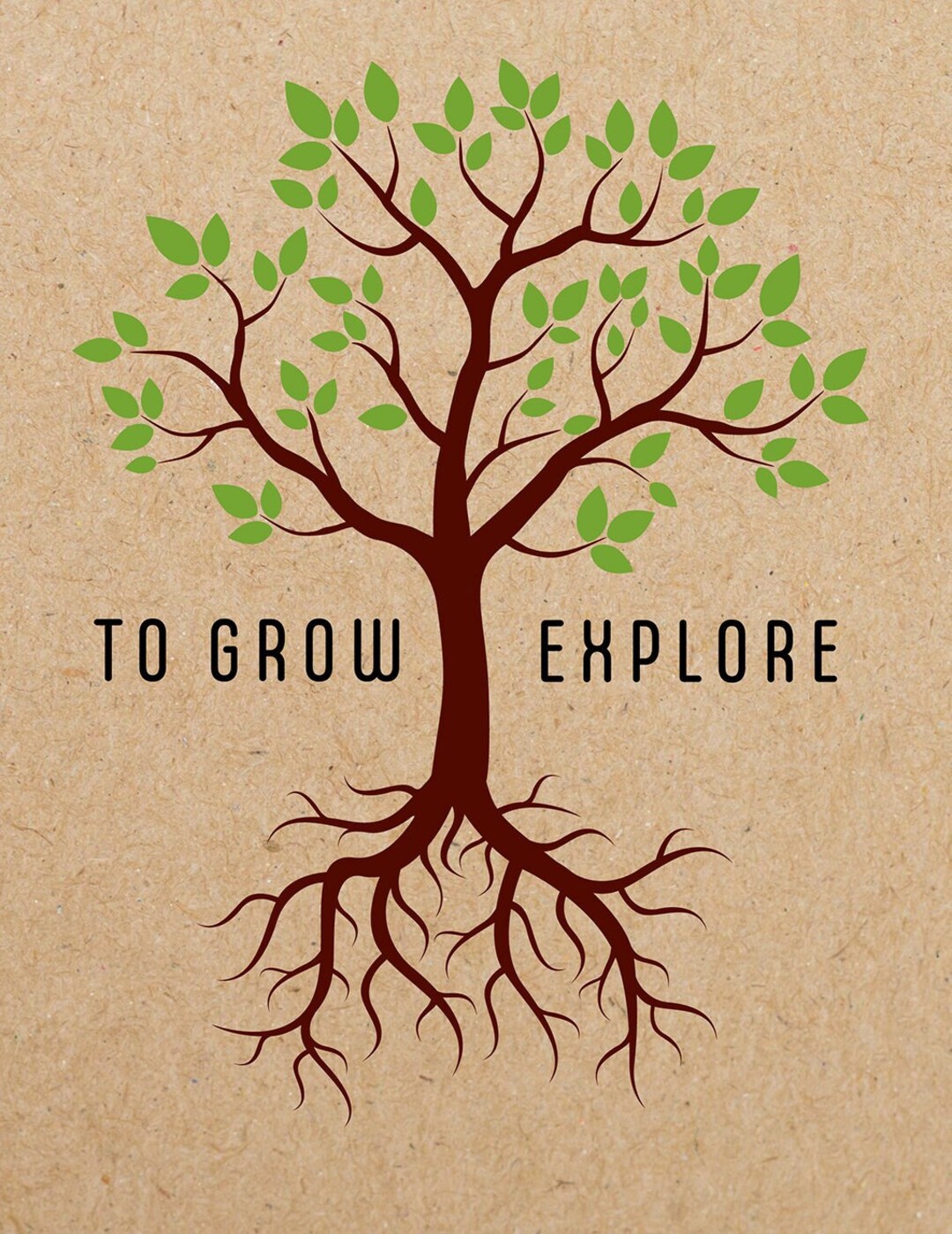 To Grow, Explore 8x10 Frameable Print - Etsy