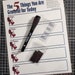 5 Things You Are Grateful for Today - 8.5x11 Erasable Kit - Etsy