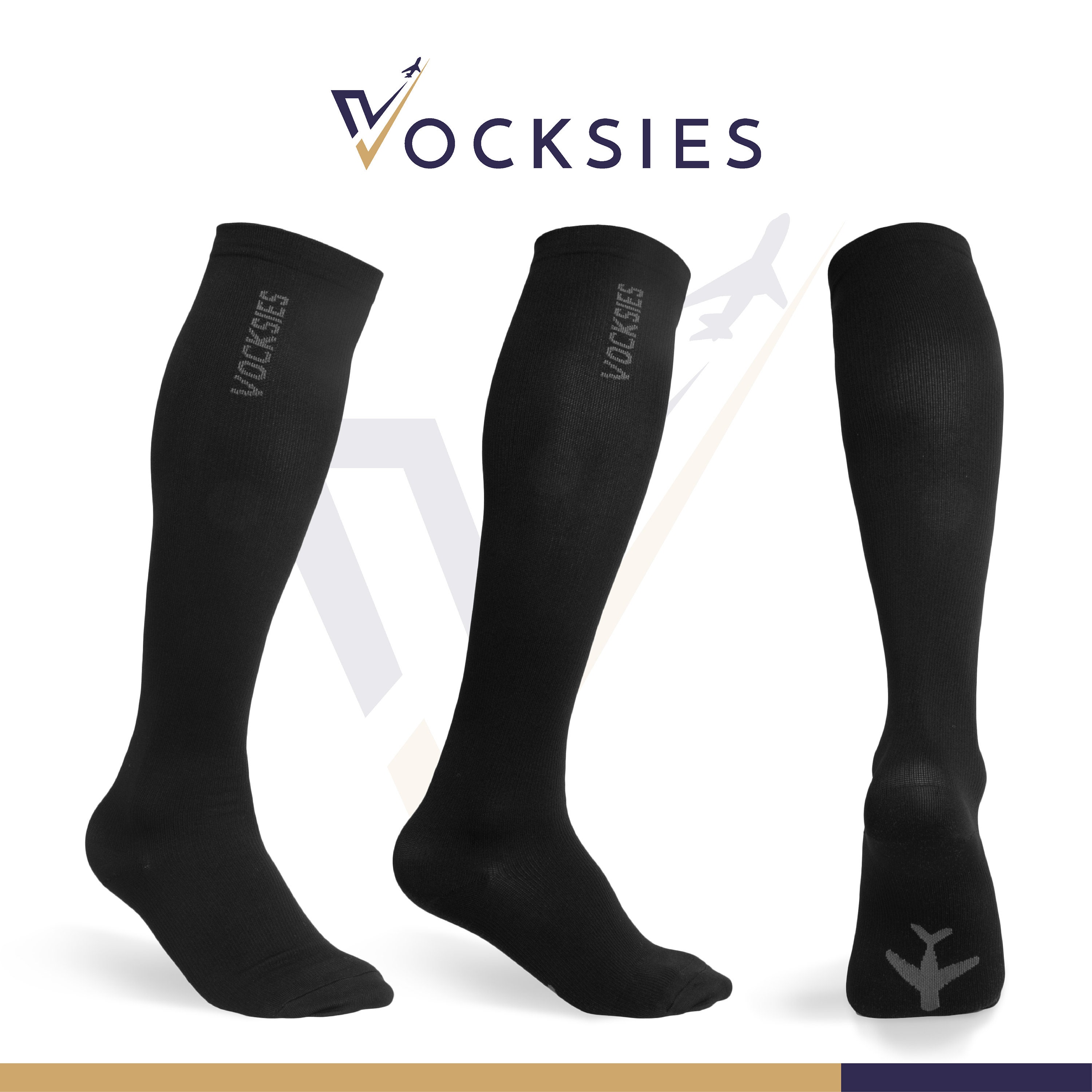 Black Long Socks for Men - Etsy
