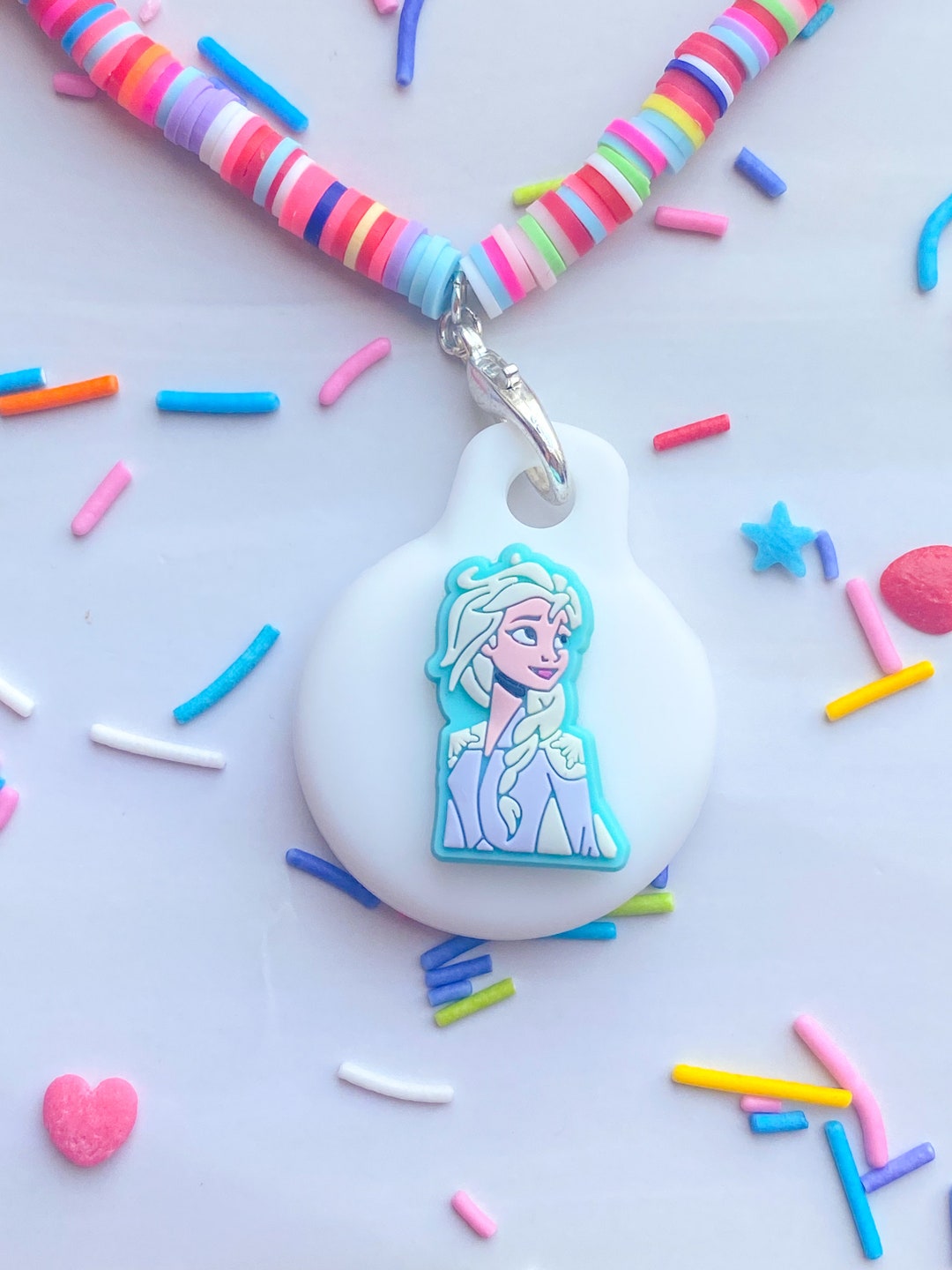 Airtag Case Holder Princess Airtag Necklace Keychain Airtag Cover Apple