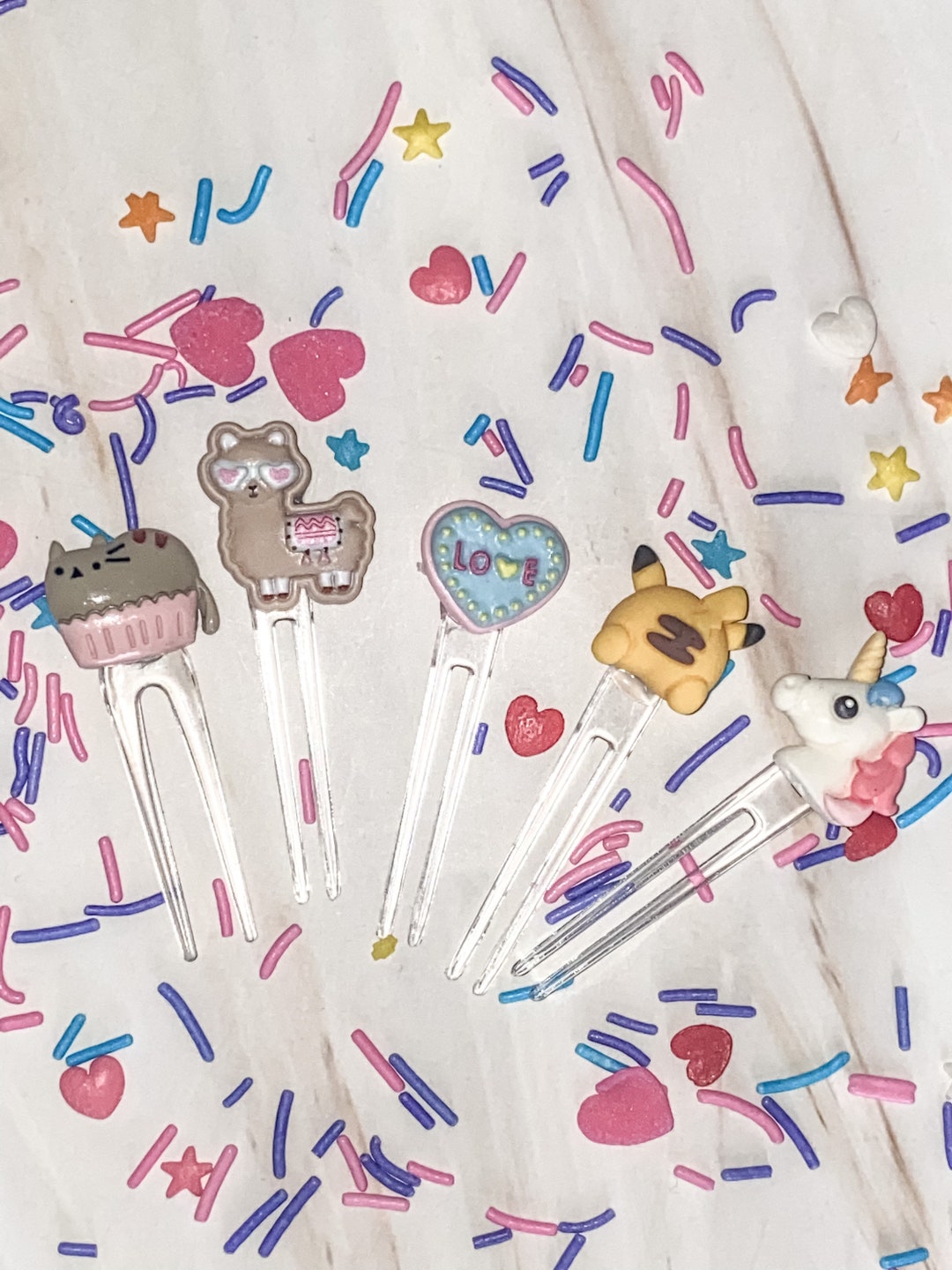 Cute Lunch Bite Picks, Food Picks, Bento Picks, Bento Lunch, Mini Forks ...