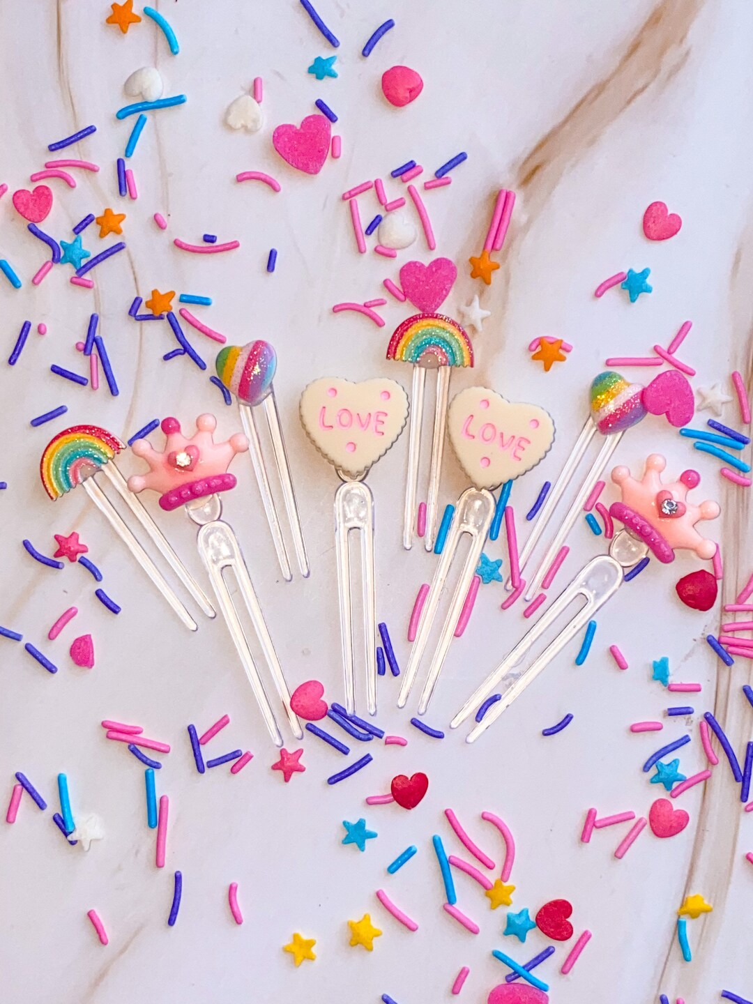 Cute Food Picks for Birthday Party Cupcakes Topper | Birthday Cake ...