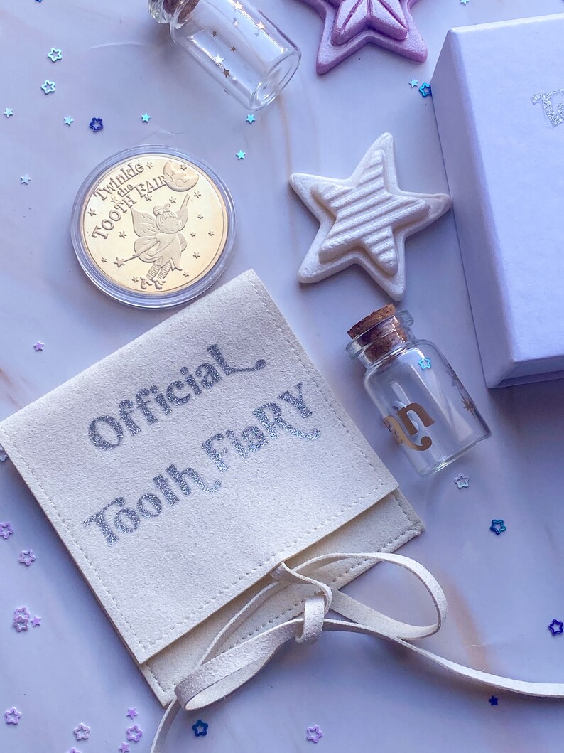 Tooth Fairy Gift Kit With Tooth Fairy Bag and Fairy Coin - Etsy