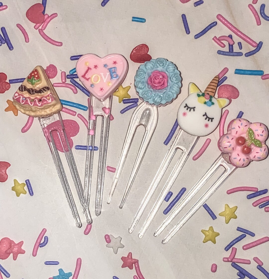 Cute Lunch Bite Picks, Food Picks, Bento Picks, Bento Lunch, Mini Forks ...