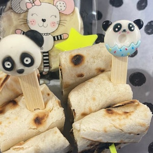 Cute Lunch Bite Picks, Food Picks, Bento Picks, Bento Lunch, Mini Forks ...