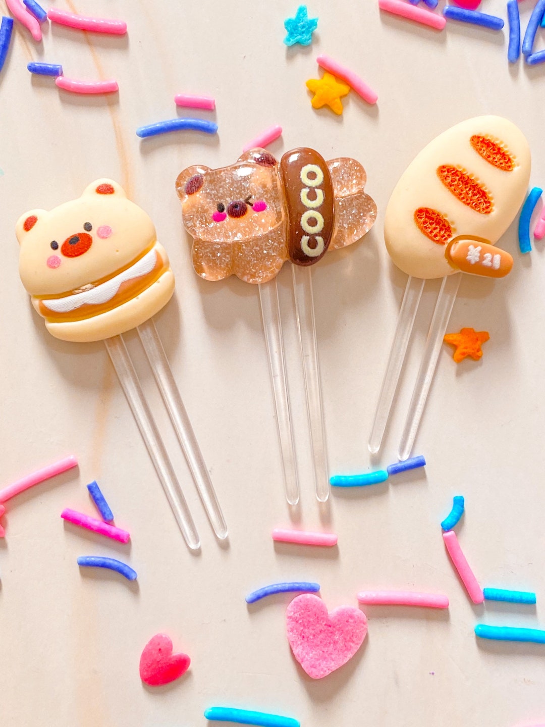 Cute Food Picks for Bento Lunchbox, Bento Lunch, Mini Forks, Kids Lunch ...