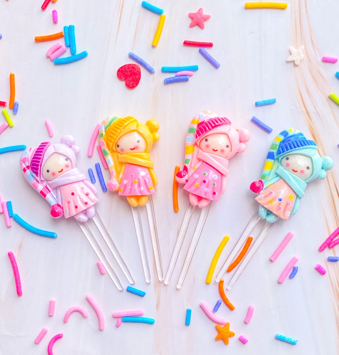 Cute Lunch Bite Picks, Food Picks for Kids, Bento Picks, Bento Lunchbox ...