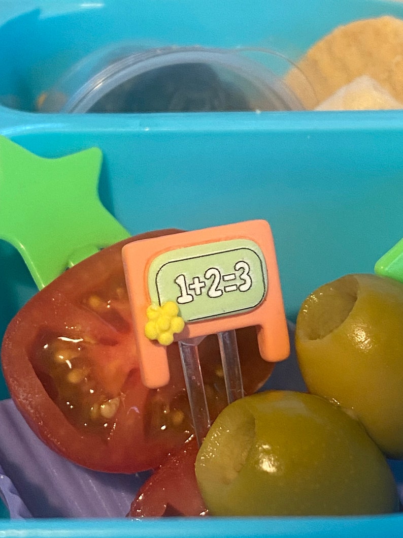 Cute Lunch Bite Picks Food Picks for Bento Lunchbox Bento - Etsy