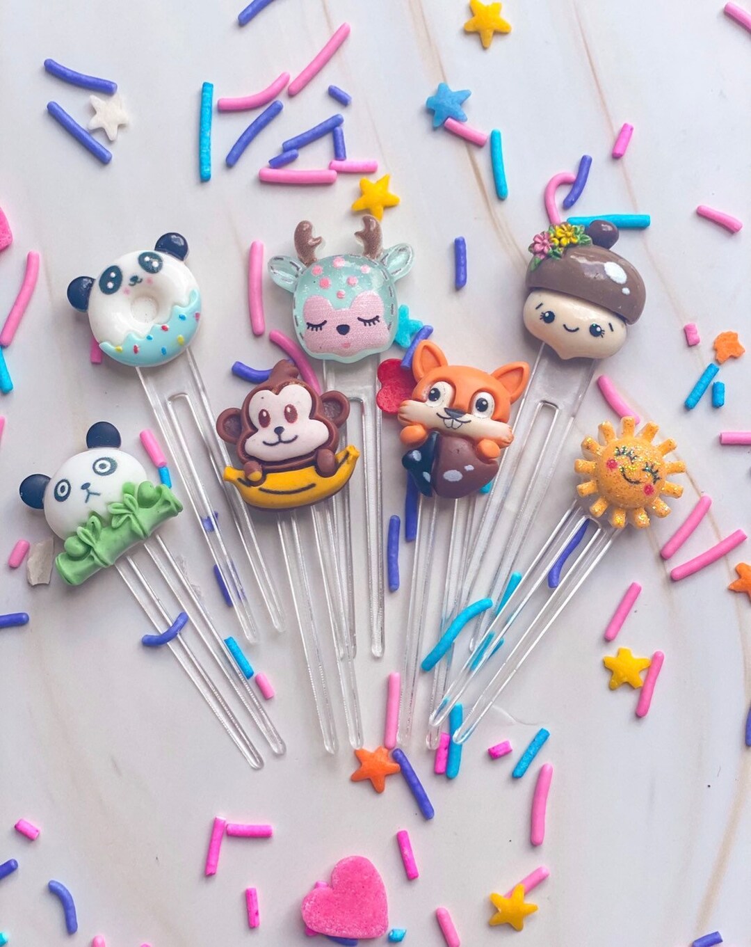 Cute Food Picks for Kids, Bento Animals Picks, Bento Lunchbox, Mini ...