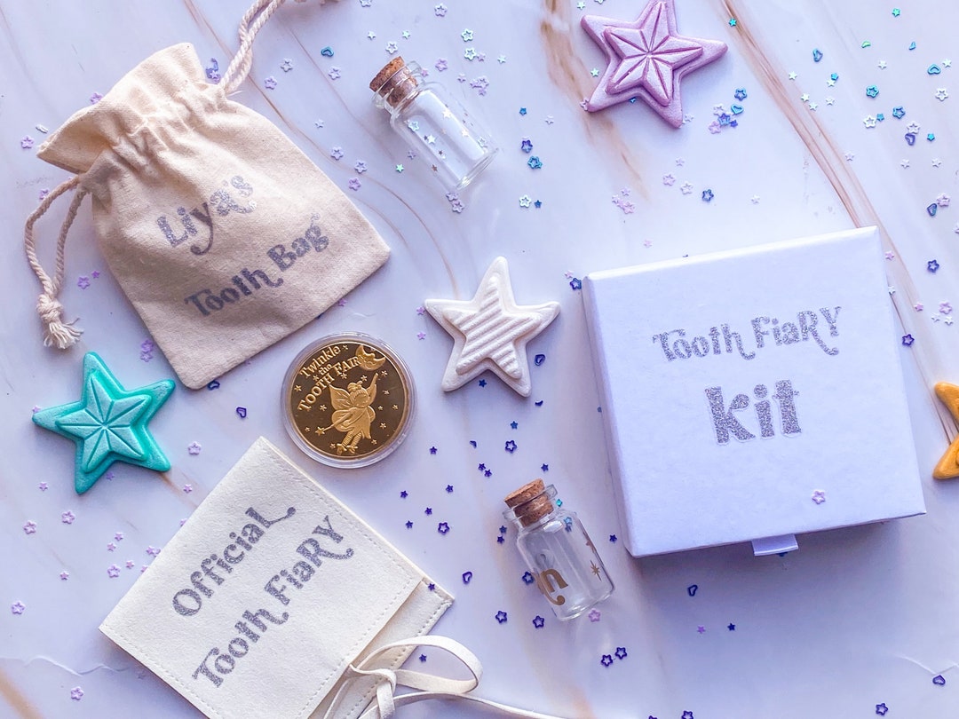 Tooth Fairy Gift Kit With Tooth Fairy Bag and Fairy Coin | Personalized ...