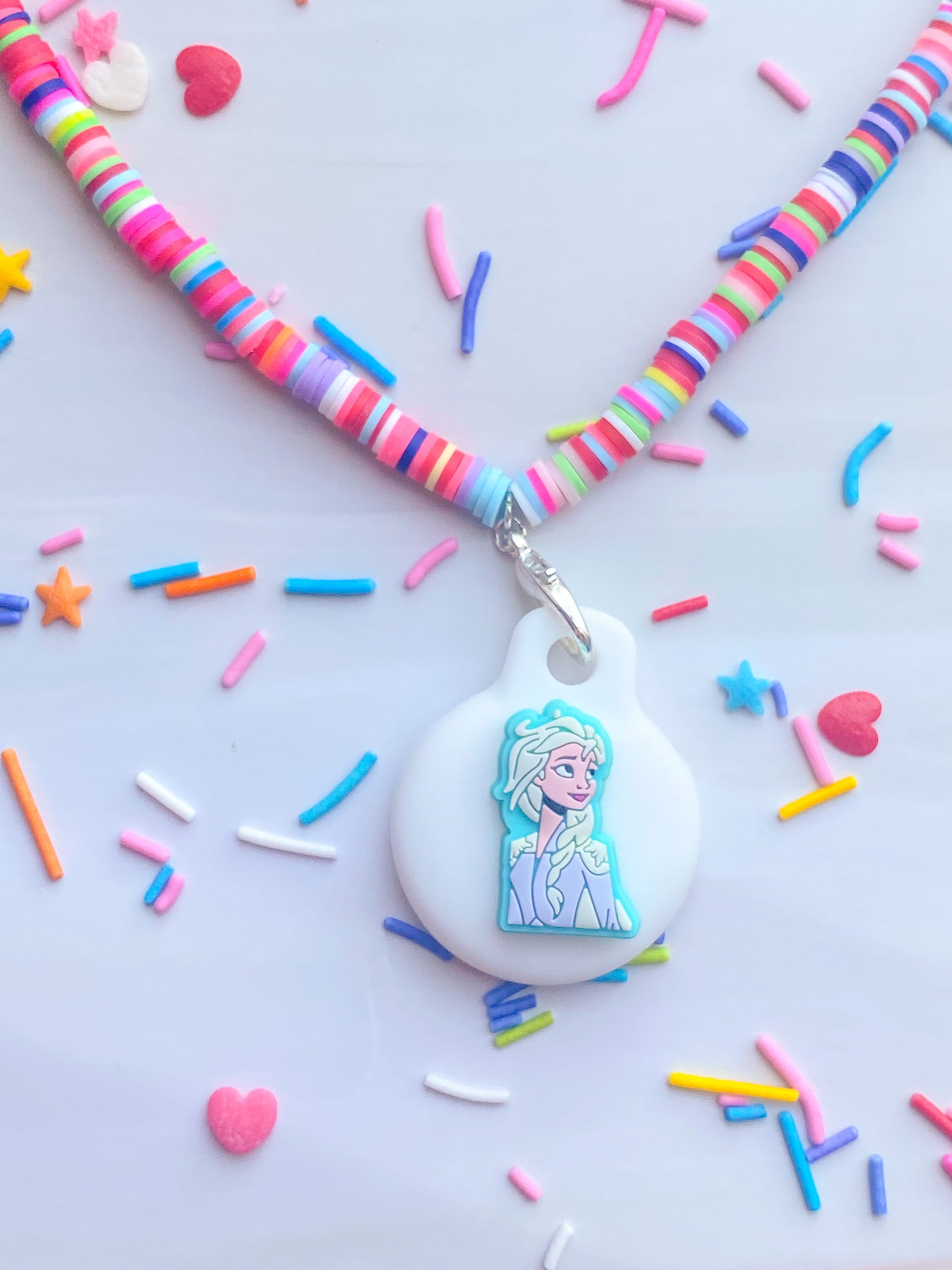 Airtag Case Holder Princess Airtag Necklace Keychain Airtag Cover Apple