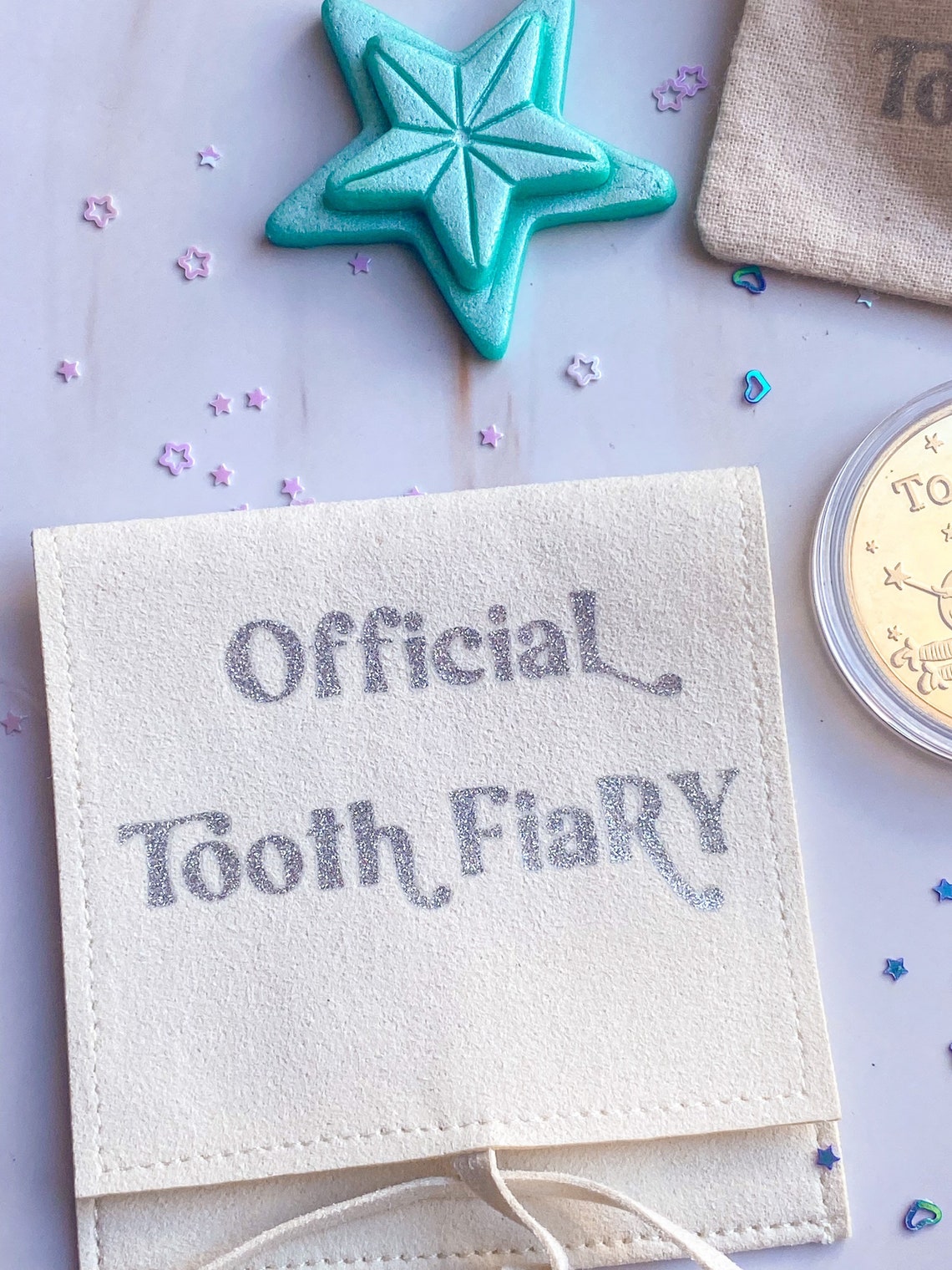Tooth Fairy Gift Kit With Tooth Fairy Bag and Fairy Coin - Etsy
