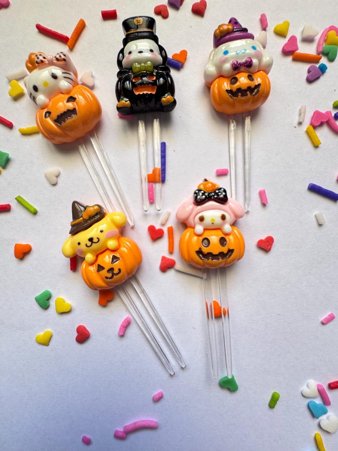 Halloween Food Picks for Bento Lunchbox, Bento Picks, Bento Lunchbox ...