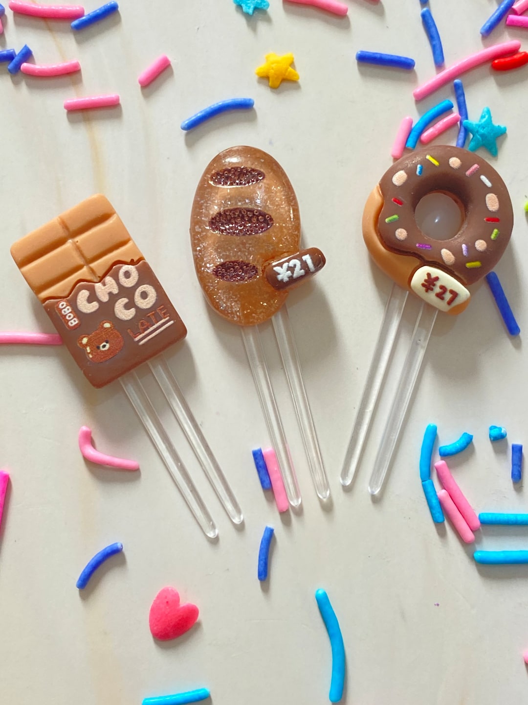 Cute Lunch Bite Picks, Food Picks, Bento Picks, Bento Lunch, Mini Forks ...