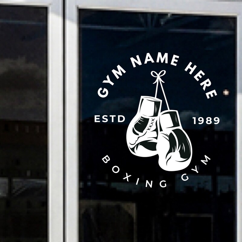 Boxing Gloves Decal - Etsy