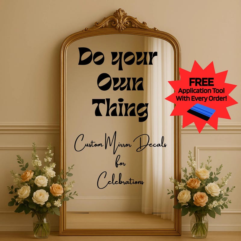 Red Mirror Gold - Etsy