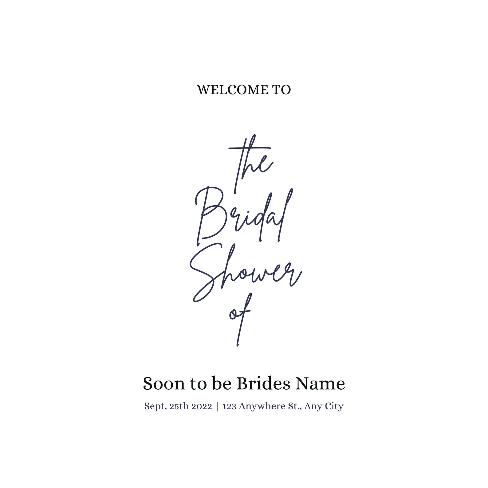 Personalized Bridal Shower Vinyl Decal Sticker / Custom Bridal - Etsy