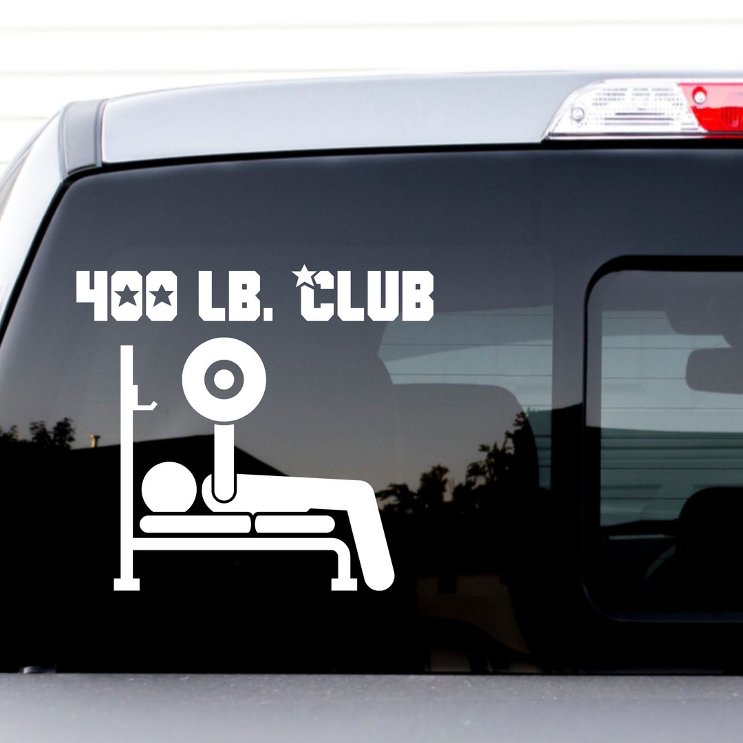Weight Lifting Decals / Bench Press Decals / Vinyl Decal - Etsy