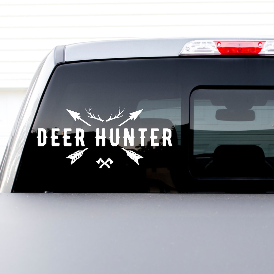 Bow Hunter Vinyl Decal Sticker, Decals for Trucks, Decals for Hunters ...