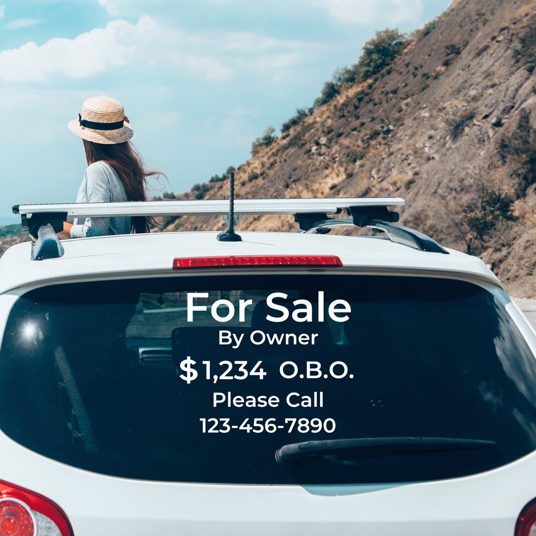 Personalized "for Sale by Owner" Sign / Custom Made "for Sale" Sign ...