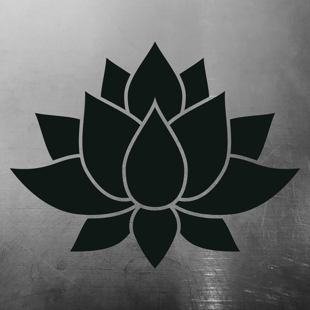 Lotus Flower Decal Lotus Window Decal Vinyl Decal Sticker - Etsy