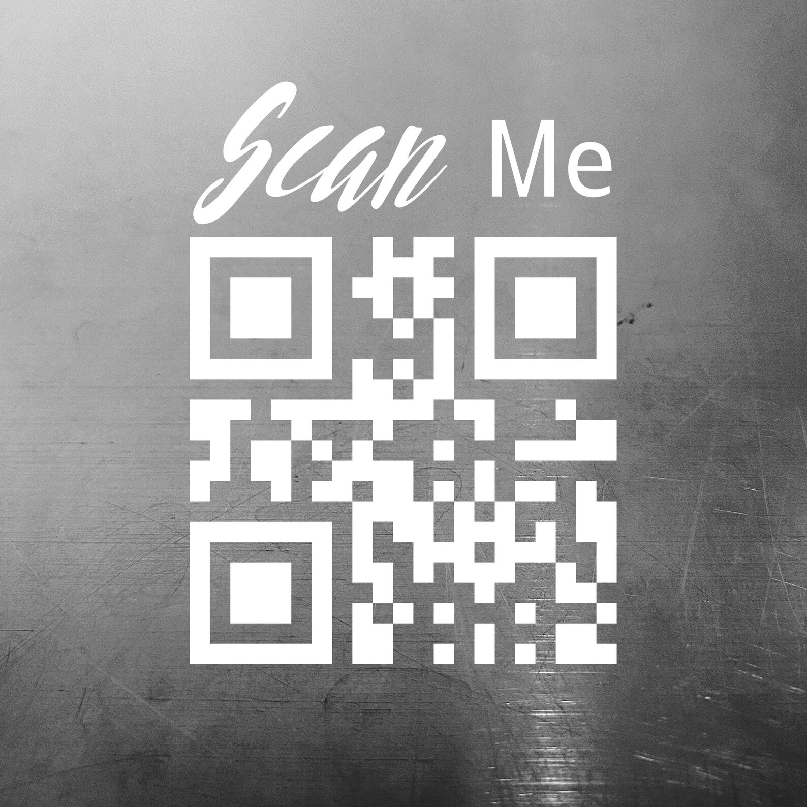 Custom QR Code and Line of Text Custom QR Code Window Decal - Etsy