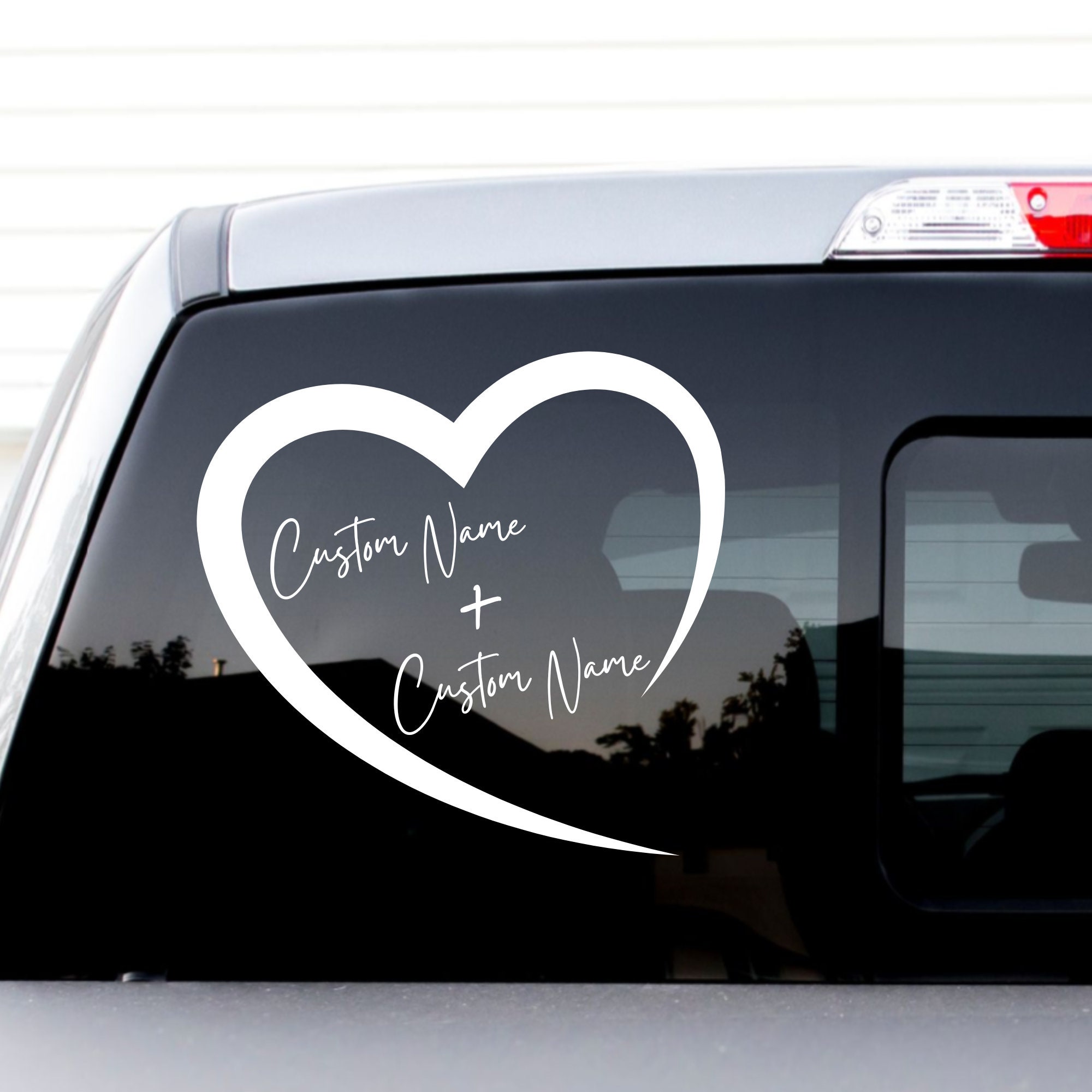 Window Sticker Name