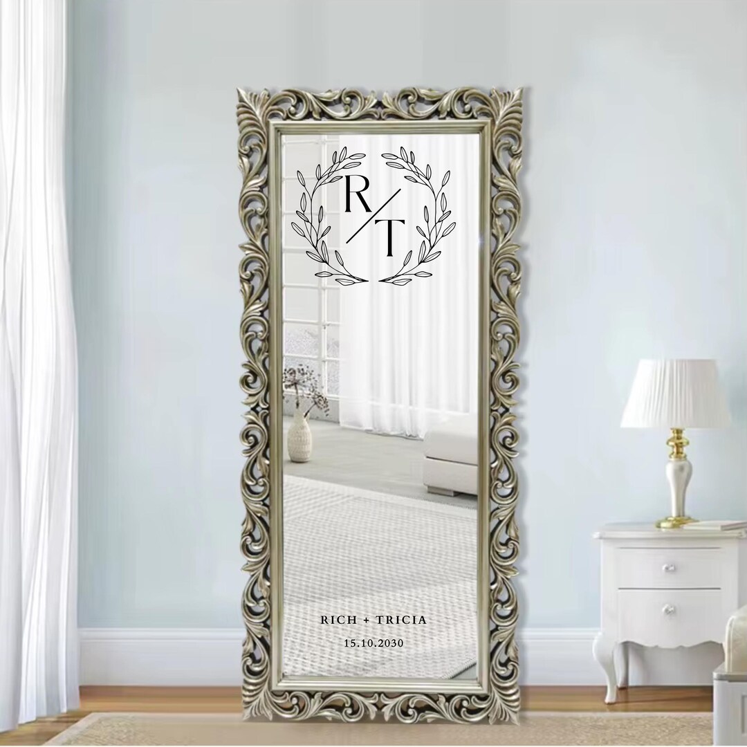 Wedding Monogram Sign With Wreath - Personalized Initials, Bride and ...