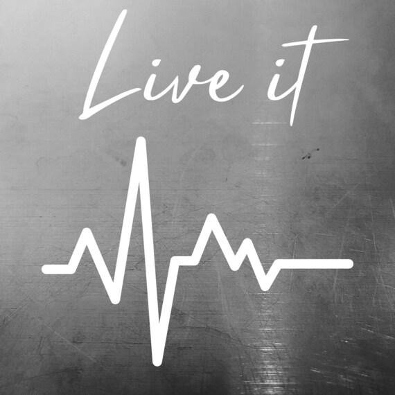 Love Life Vinyl Decal Sticker for Cars / Positive Vibes Decal - Etsy