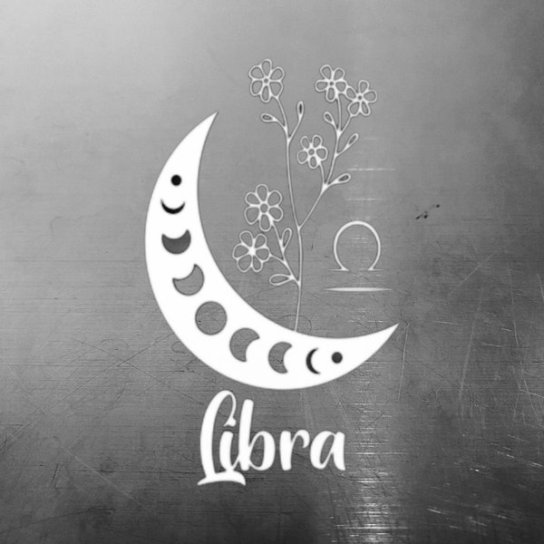 Libra Sticker - Etsy