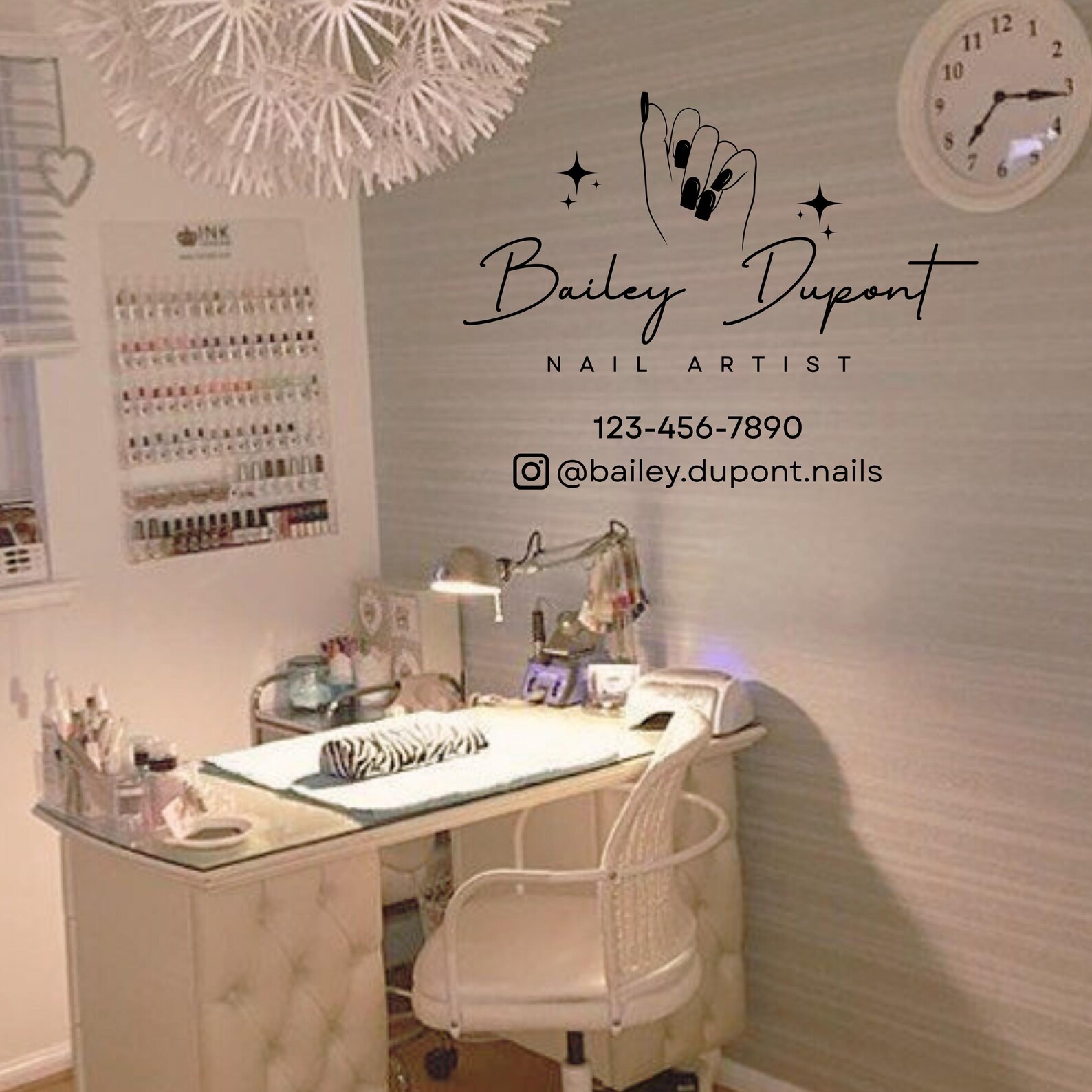 Custom Nail Salon Sign Decal: Personalized Vinyl Window Sticker - Etsy ...