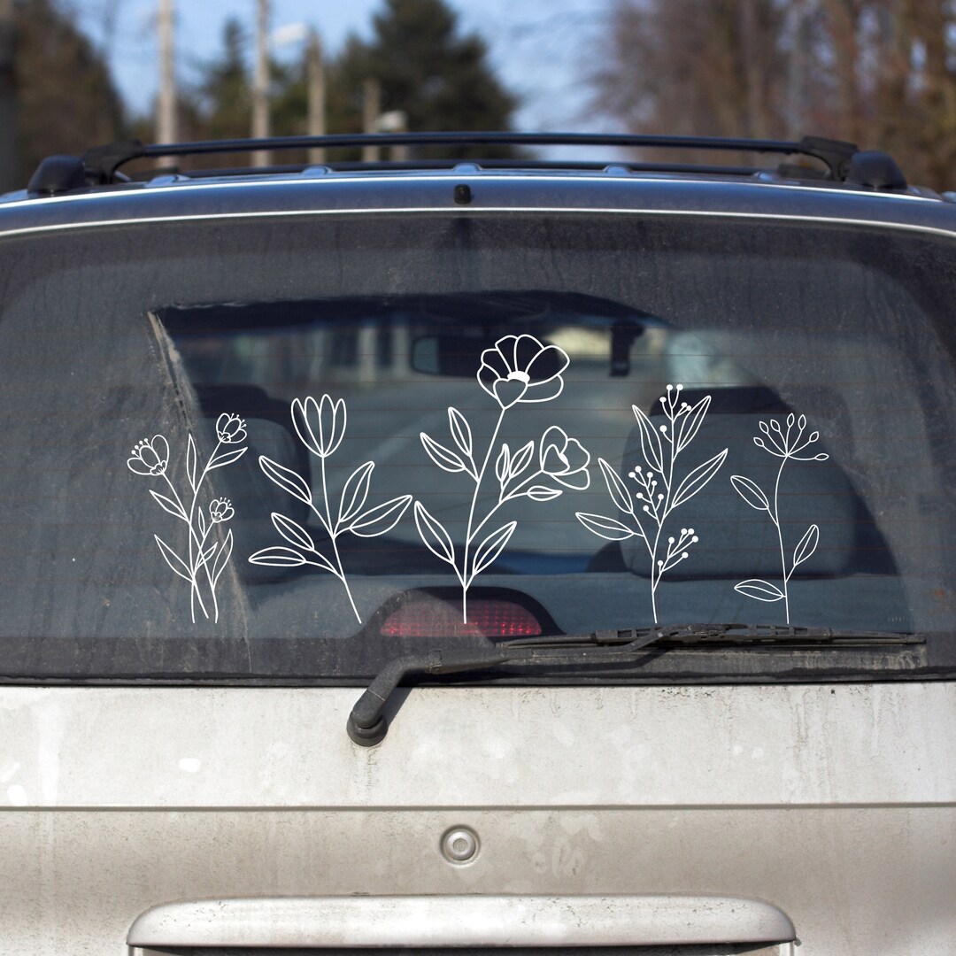 Wild Flowers Vinyl Decal Sticker / Wild Flowers Decal for Car / Wild ...