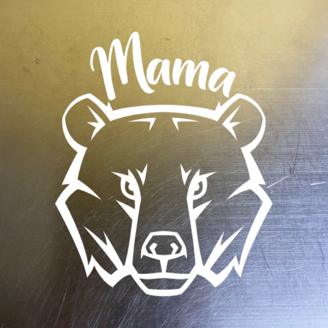 Mama Bear Vinyl Decal Sticker. Sticker. Decal. Vinyl Decal Sticker ...