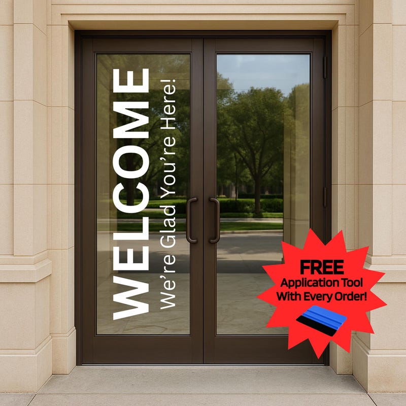 Glass Door Decals - Etsy