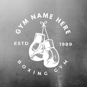Custom Boxing Gym Logo, Personalized Boxing Gym Sign, Boxing Sign ...