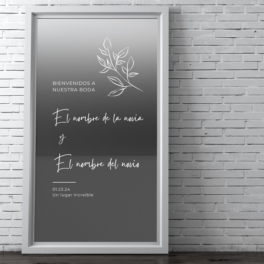 Letrero De Boda Personalizado, Letrero De Boda Personalizado ...