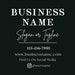 Custom Business Logo Vinyl Decal / Personalized Store Decal / Logo ...