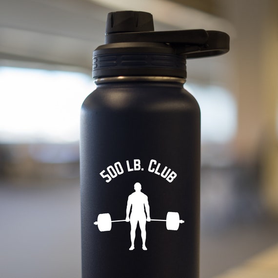 500 Lb. Club Deadlifting Vinyl Decal Sticker Vinyl Decal - Etsy