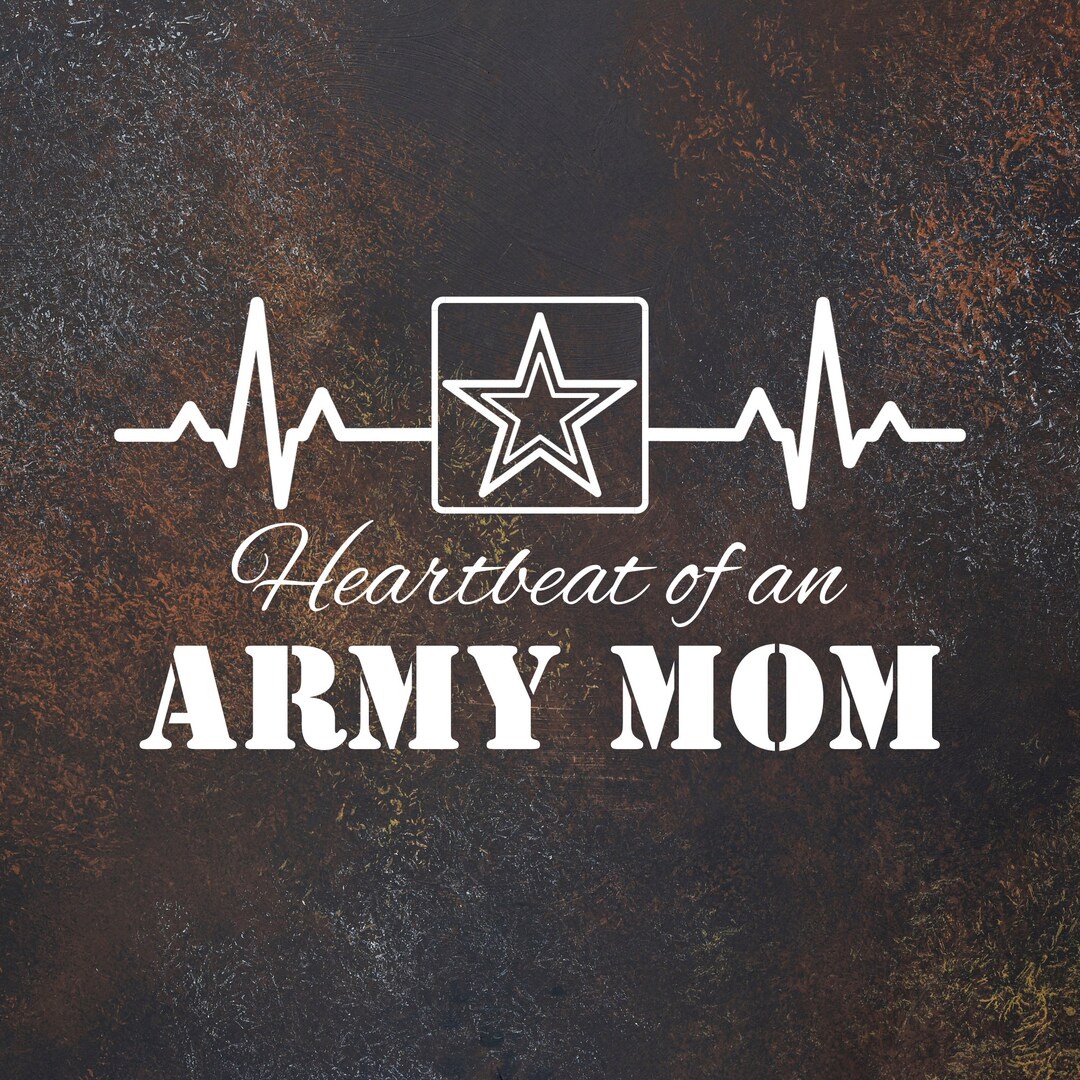 Army Mom Decal - Army Mom Sticker - Vinyl Decal Stickers - Army Decals ...