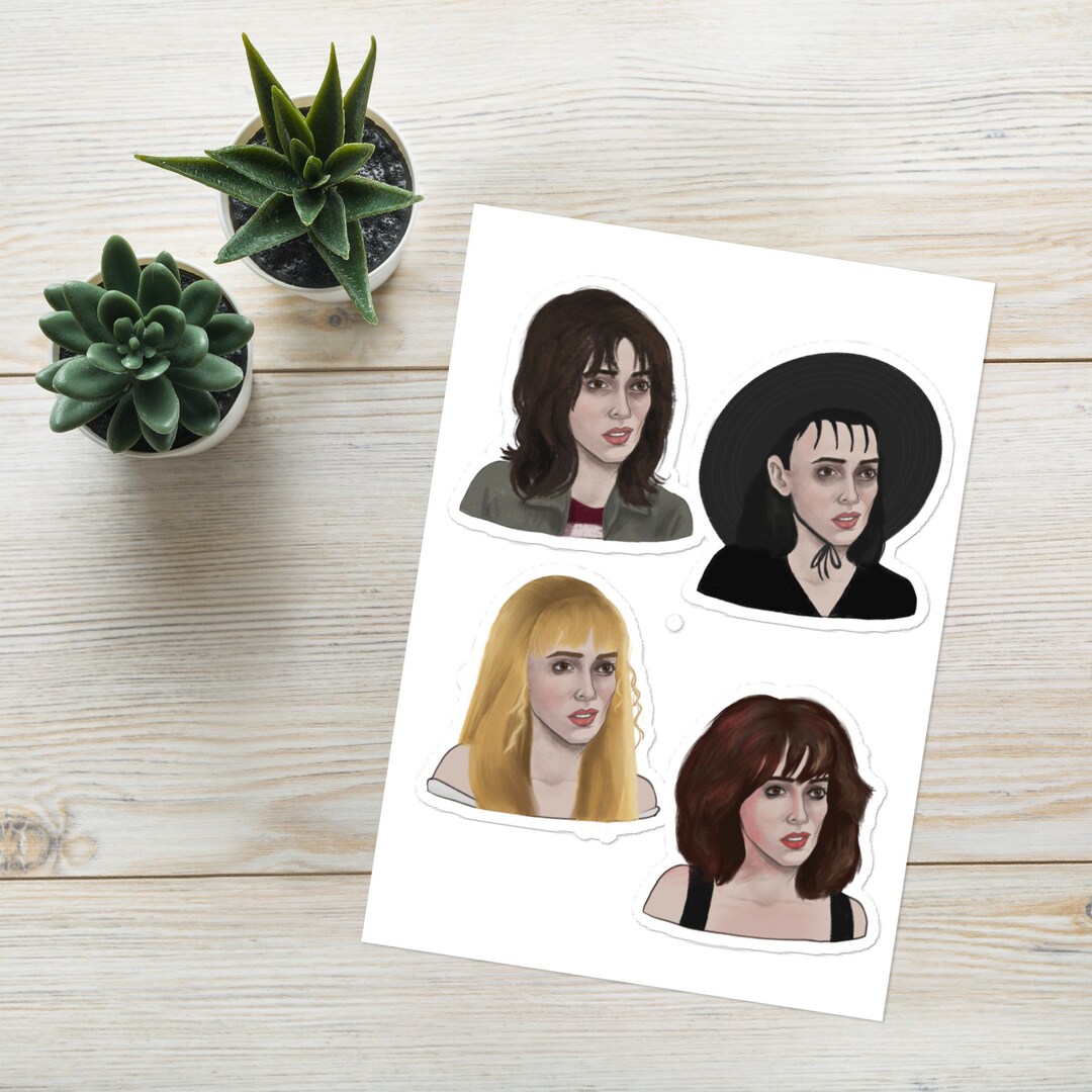 Winona Ryder Famous Roles Sticker Sheet - Etsy