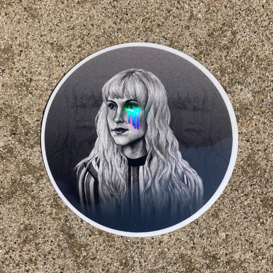 Female Pop Punk Emo Alternative Rock Singer Holographic Sticker - Etsy