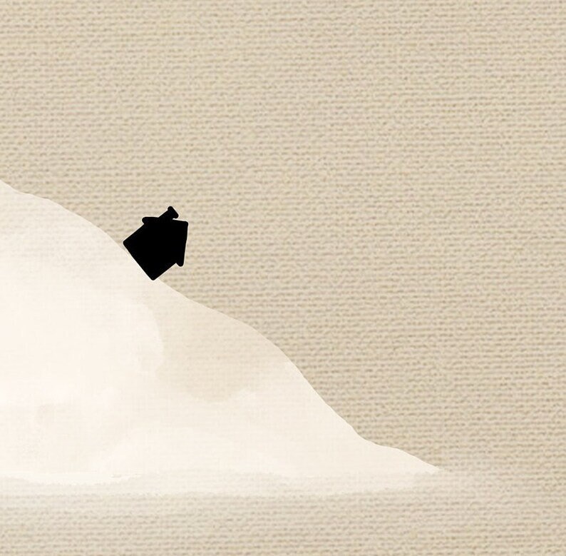 House on the SAND , DIGITAL DOWNLOAD, Jesus Christian Bible Art Modern ...