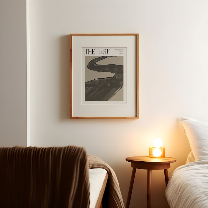 The Way Modern Christian Art Neutral Wall Prints, Bible Scripture ...