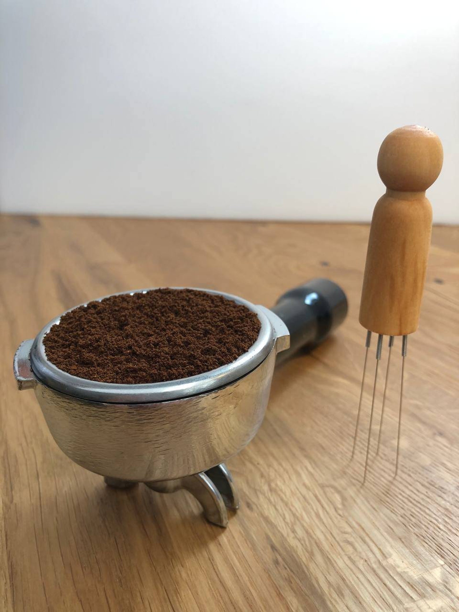WDT Tool Coffee Distributor With Wooden Handle - Etsy