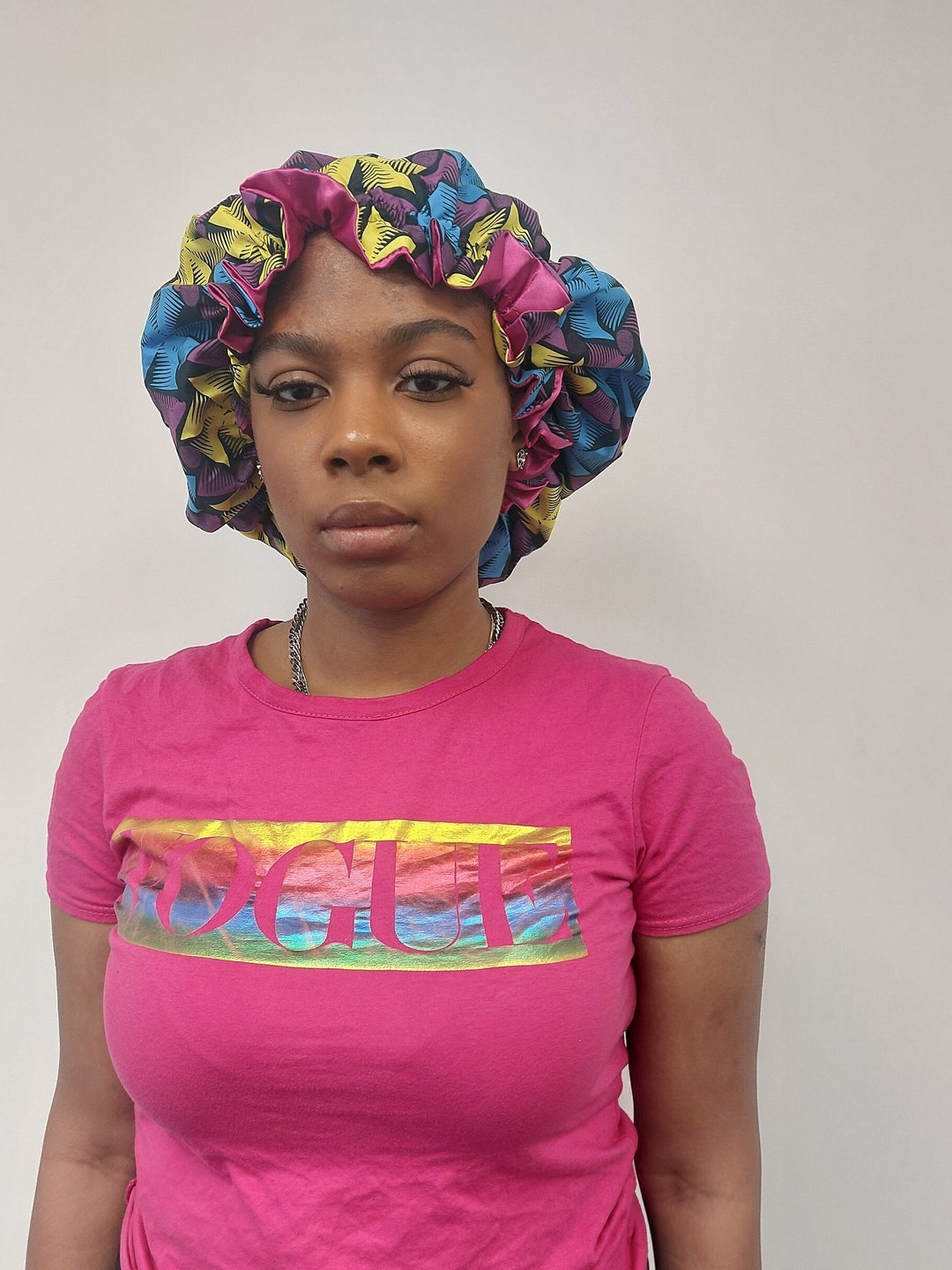 African Bonnet, Blessed Hair Bonnet, African Hair Bonnet, Ankara ...