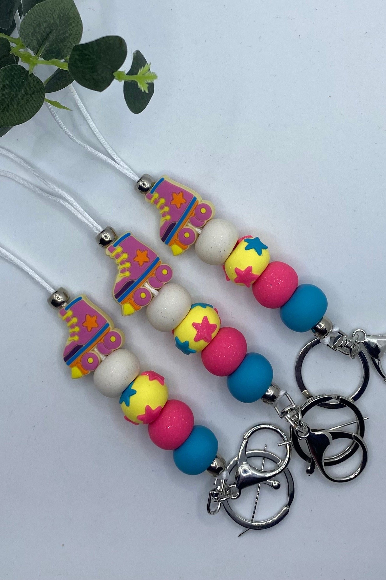 Customizable Retro Roller Skate Lanyard for Teachers Stylish - Etsy