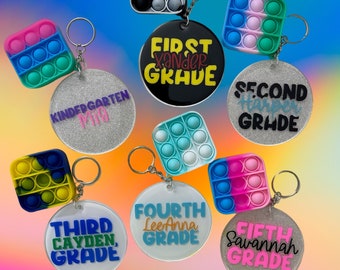 Back to School Keychain - Etsy